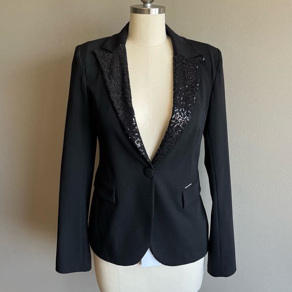 Vintage | Jackets & Coats | Vintage Italian Primo Emporio Sequin Fitted ...